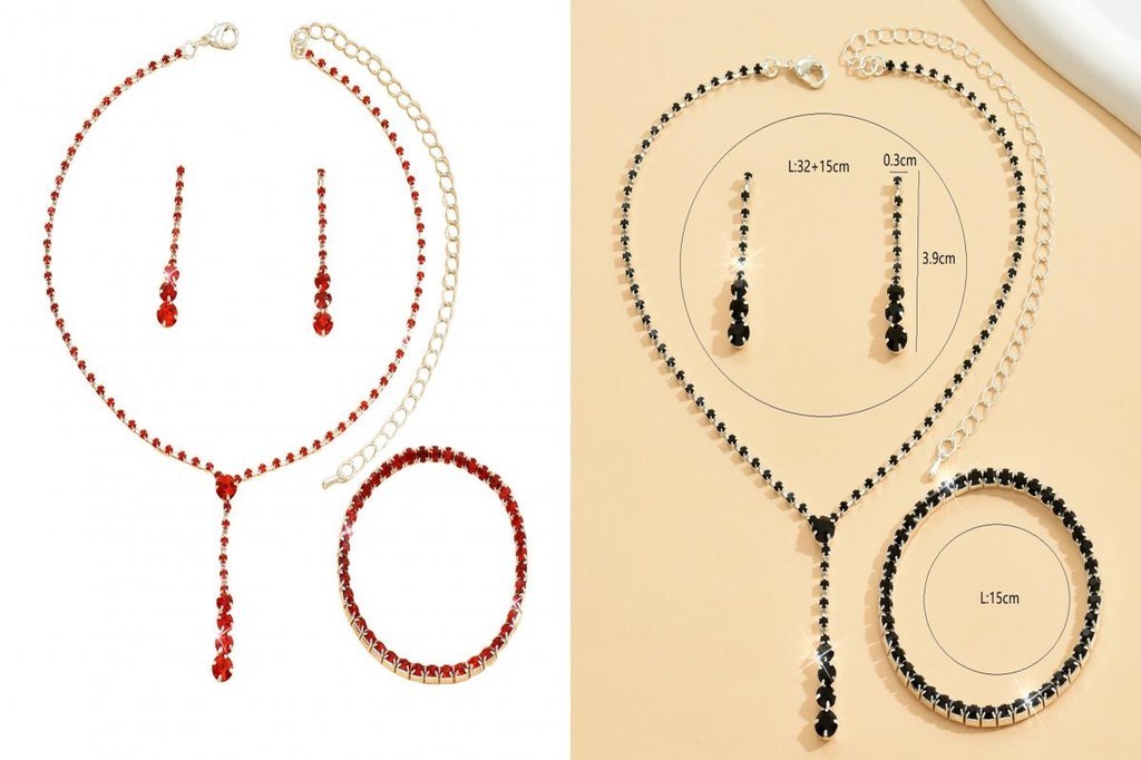 Sturdy Construction Jewelry Set Unique Design Jewelry Set Sparkling ...