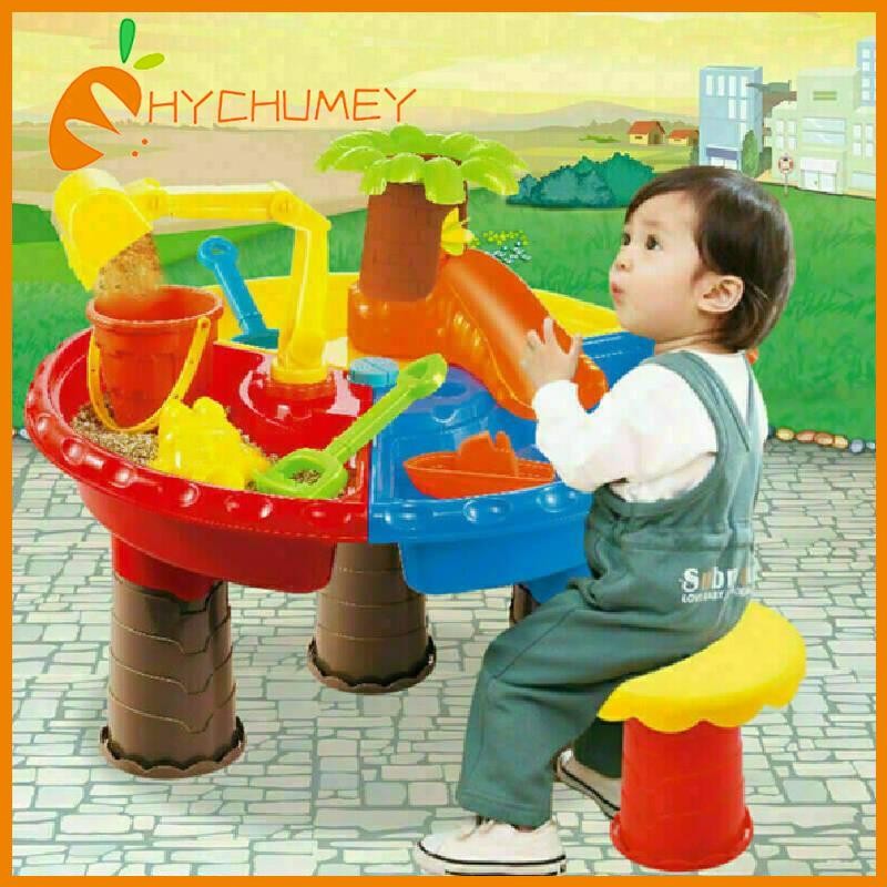 Beach Vibrant Children's Sand Table Set For 3-6 Year Olds With Play ...