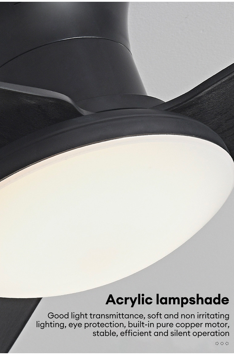Ceiling Fan With Light Cooling Fan 6 Speed Nordic Ceiling Fan Light ...