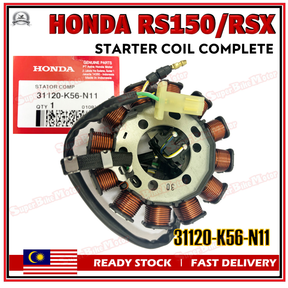 HONDA RS150 V1 V2 V3 V4 / RS-X / RSX - 100% Original Starter Coil ...
