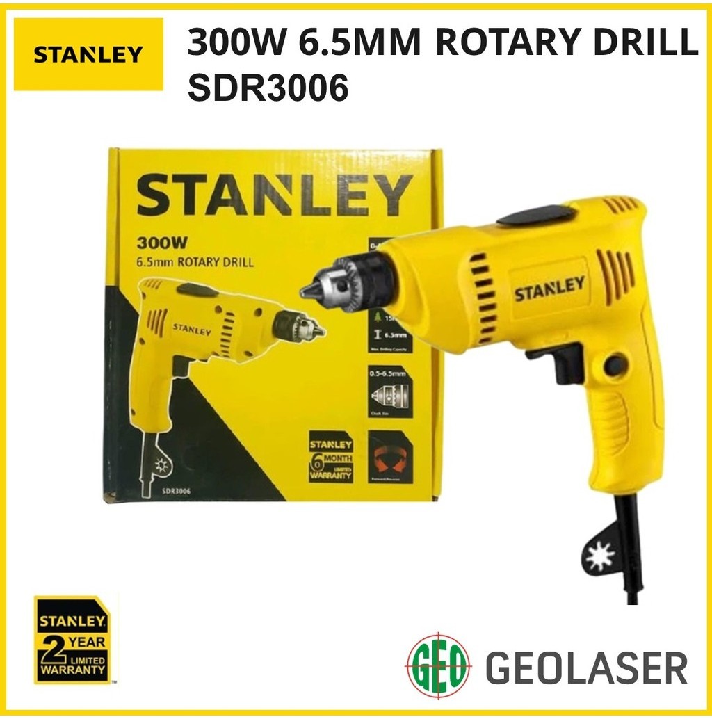 STANLEY SDR3006 300W 6.5MM ROTARY DRILL | Shopee Malaysia