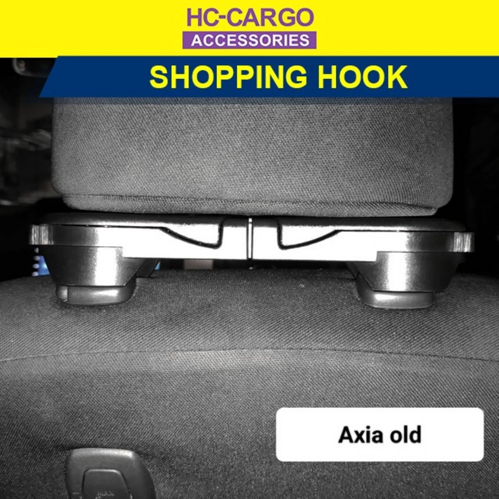 Perodua Original Shopping Hook / Car Back Seat Hook Invisible Car Hook Car Accessories Gantung ...