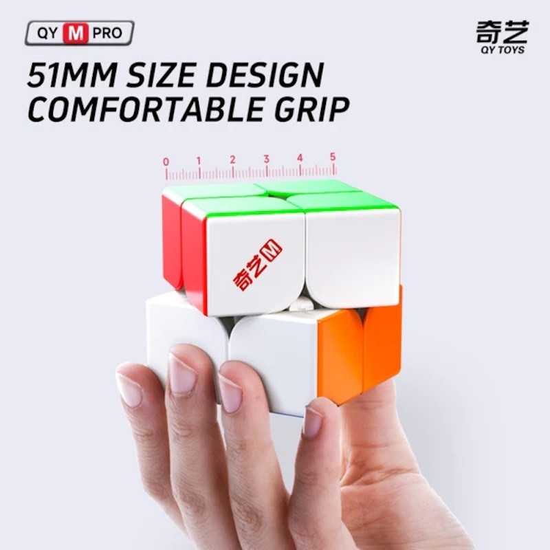 Qiyi M Pro 2x2 Ball-Core Magnetic Speed Cube Puzzle Cube for Adults and ...