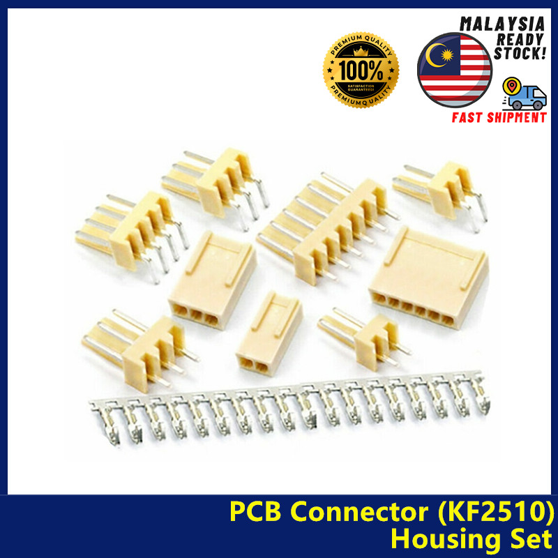 PCB Connector (KF2510) Housing Set 2/3/4/6 Pin Male Female | Shopee Malaysia