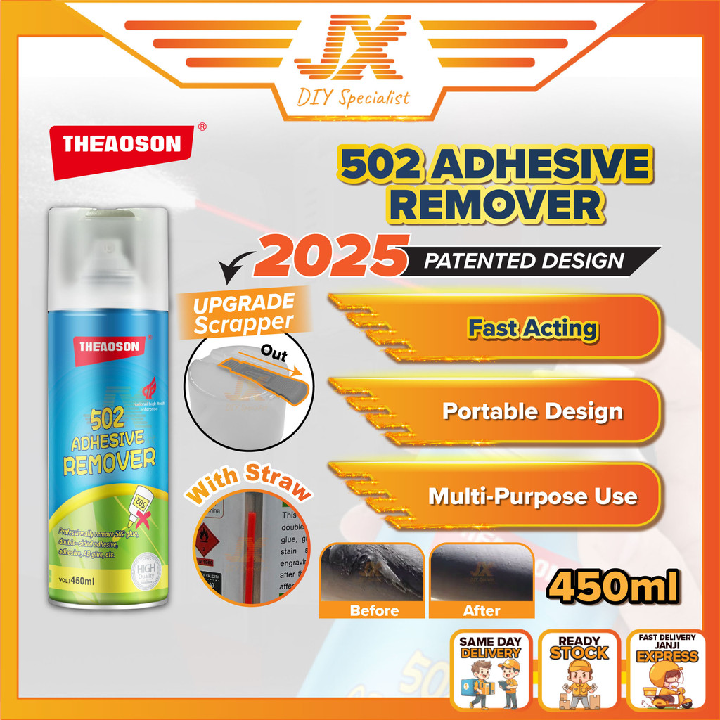 THEAOSON 502 Glue Remover Adhesive Removing Glue Liquid Glue Remover ...