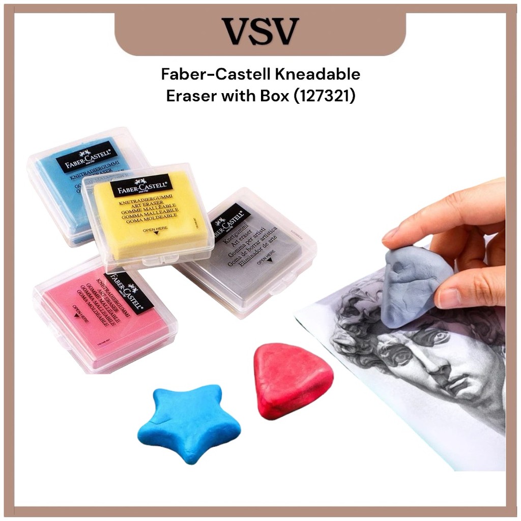Faber Castell Kneadable Art Eraser (127321) | Shopee Malaysia
