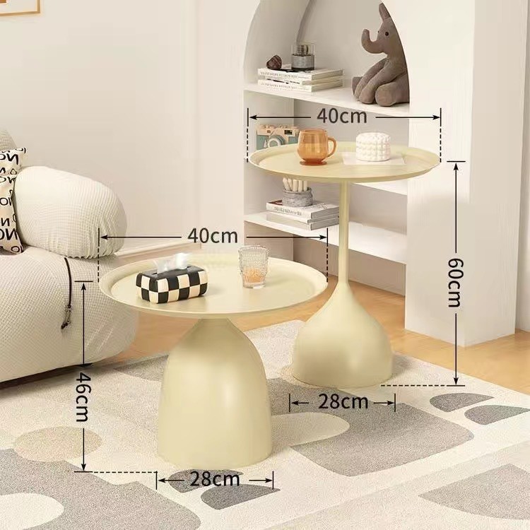 Cassa Living Room Metal Leg / Stainless Steel Decorative Side Table ...