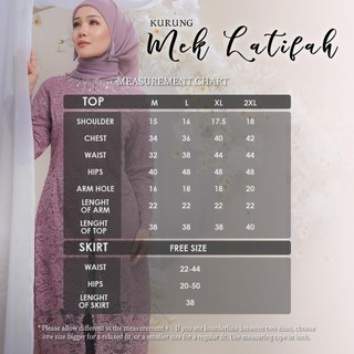 TUNIKMY | KURUNG MEK LATIFAH EXCLUSIVE LACE LABUCI BAJU RAYA VIRAL 2024 ...