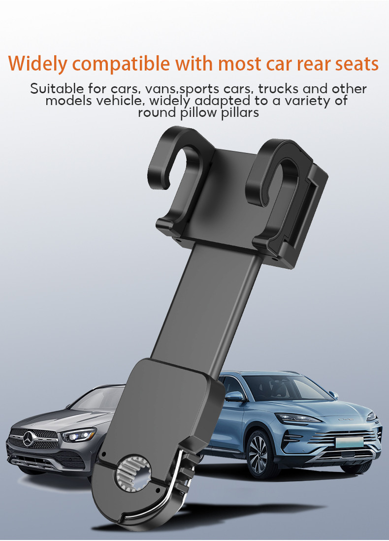 Oatsbasf Universal Car Front Seat Headrest Rod Clips Hangers Car ...