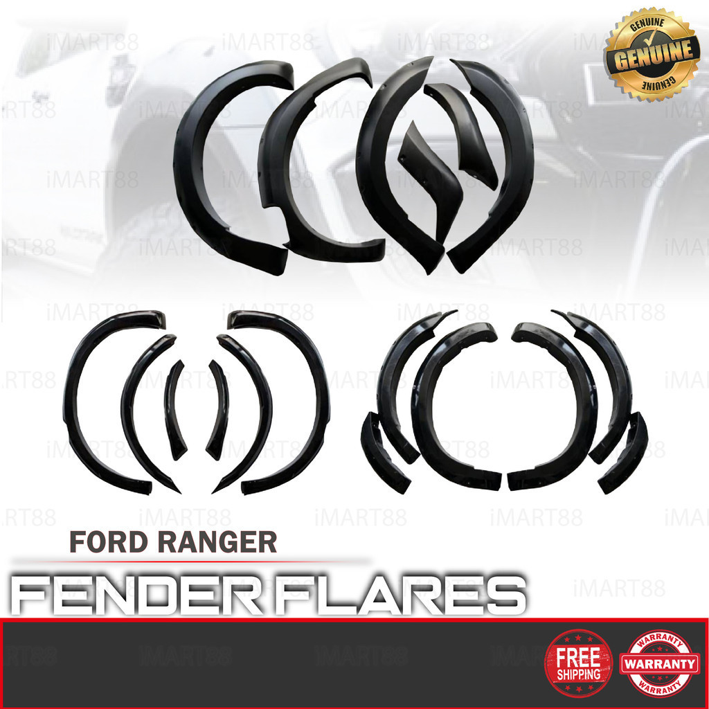 FORD RANGER T6 T7 T8 FENDER ARCH 3 6 9 INCH 2012 - 2020 XL XLT WILDTRAK ...