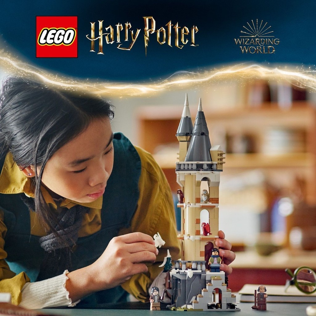 LEGO 76430 Harry Potter Hogwarts Castle Owlery Building Toy Set (364 ...