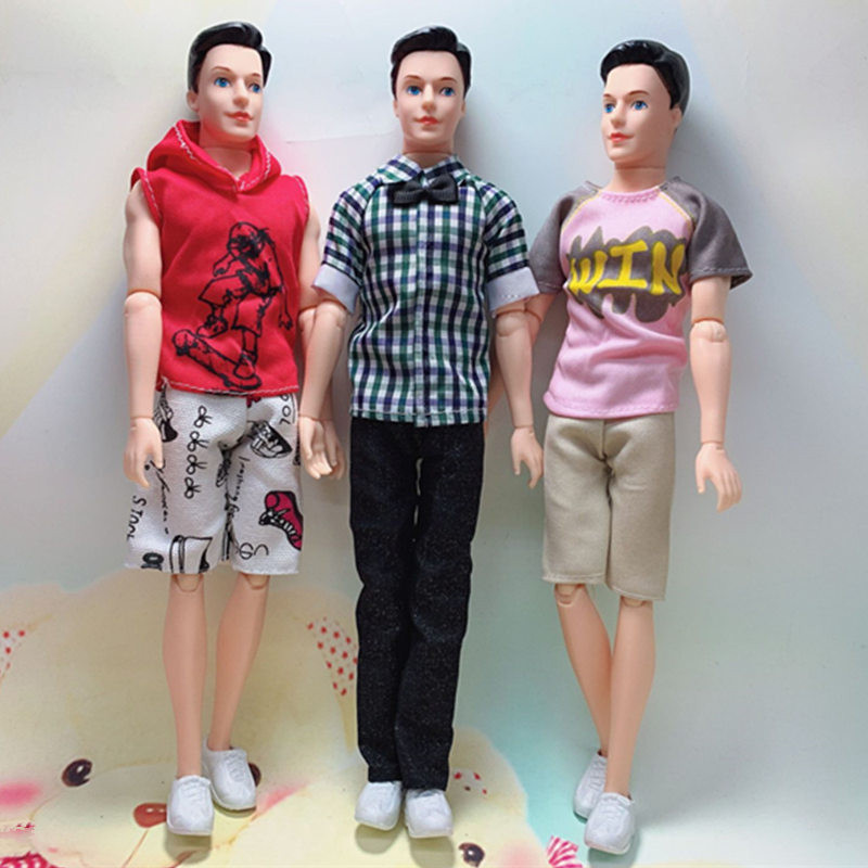 New 30cm Boy Friend Ken Doll Set Fashion Men Doll with Clothes Suit ...