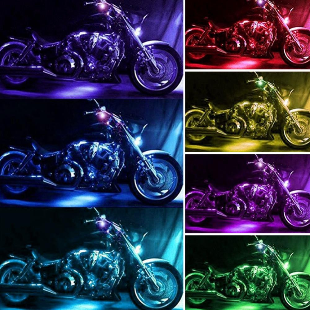 Motorcycle under glow Atmosphere led light 12V RGB LED Ambient Light ...