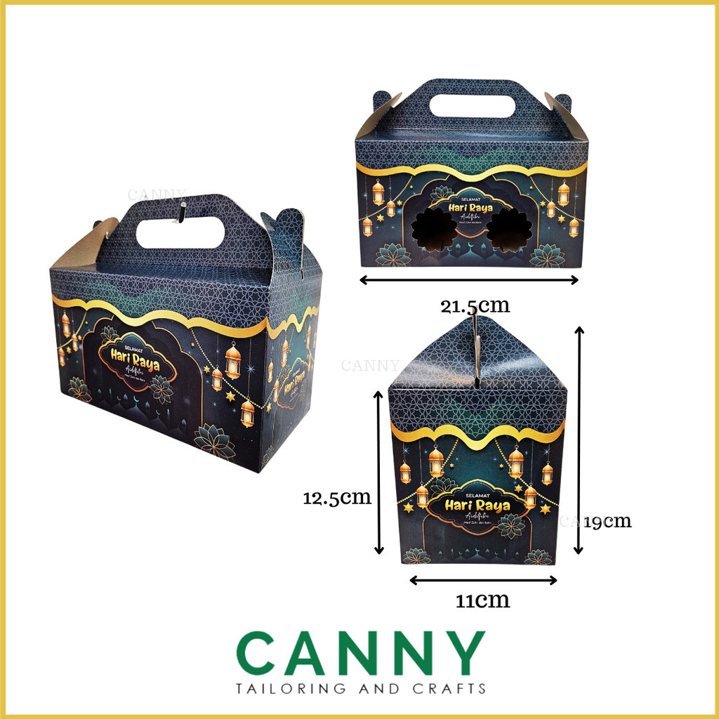 (1Pcs) Hari Raya Box / Hari Raya Cookies Box / Kotak Untuk Kuih / Hari ...