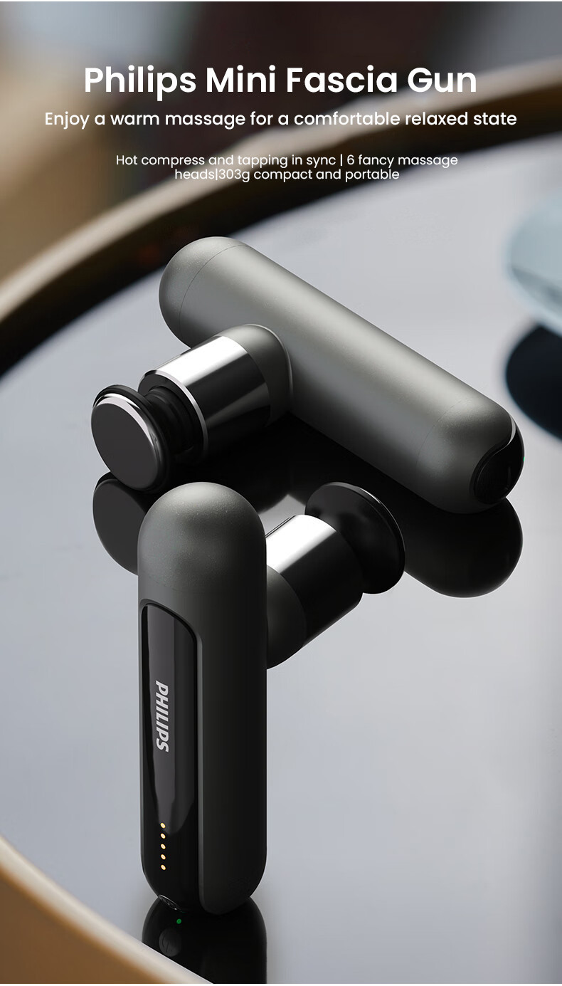 Philips Mini Fascia Gun PPM3103G Mini Charging Fascia Gun Vibration ...