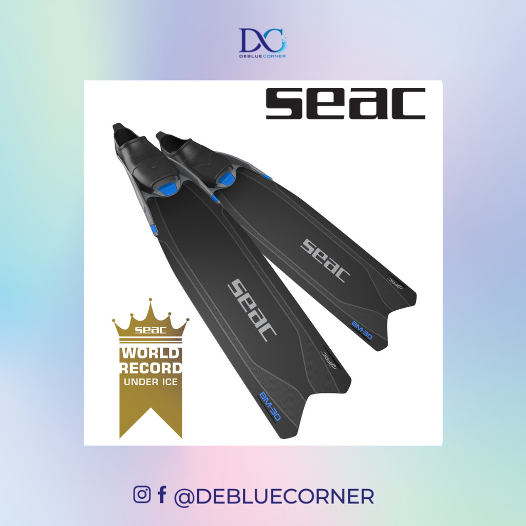 SEAC BM30 Freediving Fins (Scuba Diving/Freediving) 100% Authentic ...