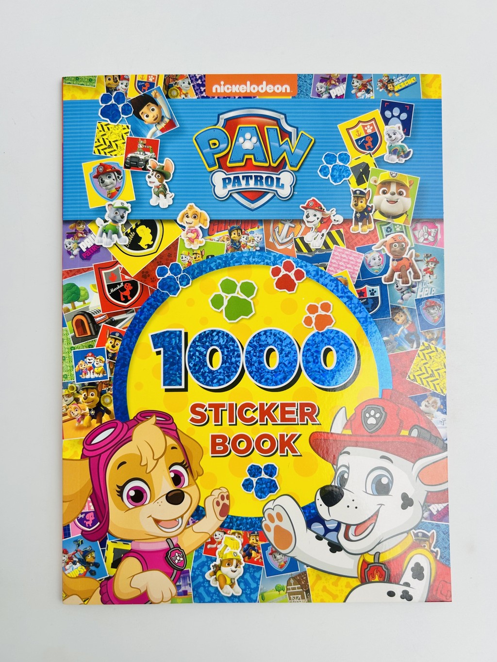 Paw Patrol 1000 Sticker & Activity Book For Kids With Fun Activities ...