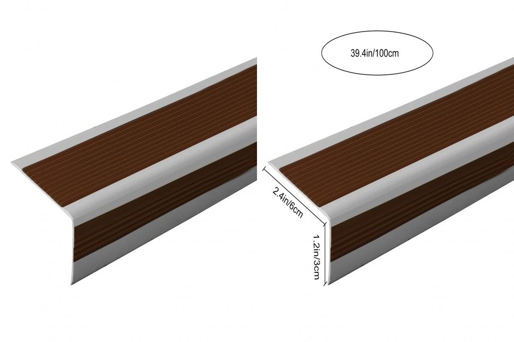 COCO L-shaped Stair Edge Tread Non-slip Stair Nosing Protector Non-slip ...