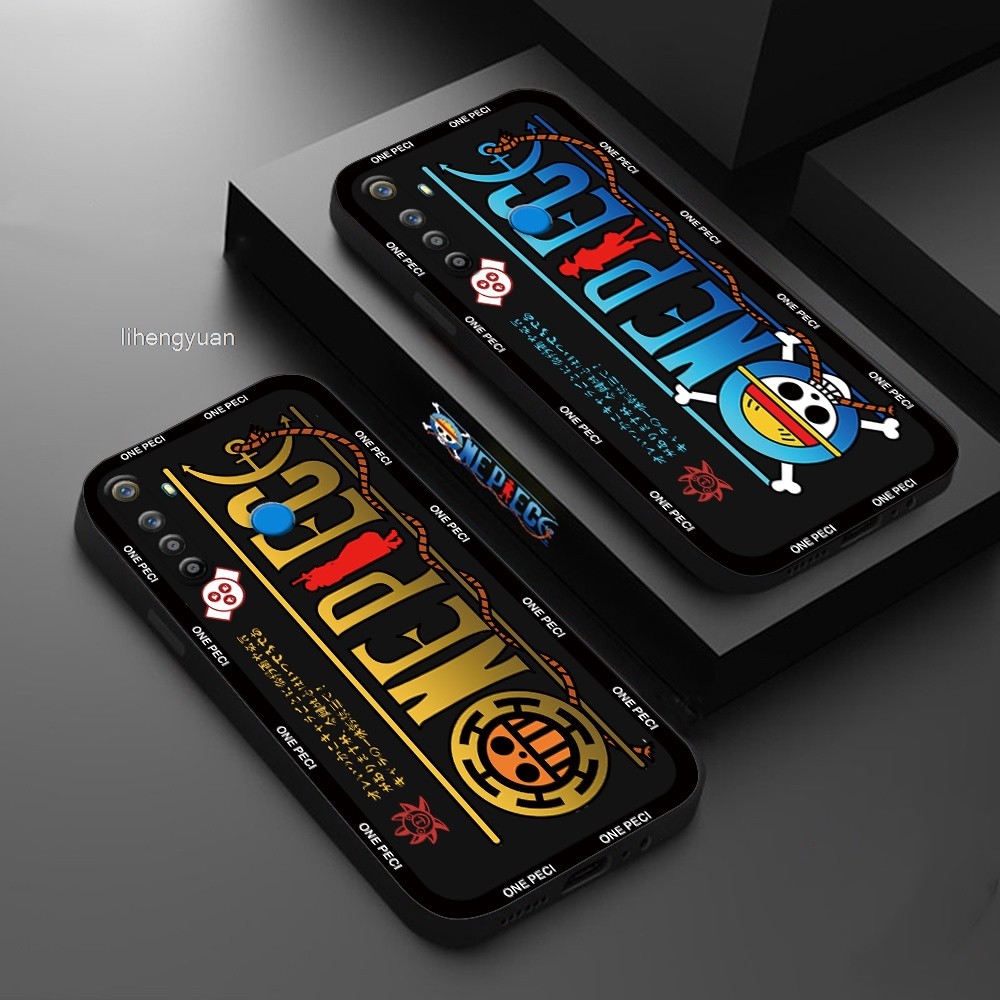 OPPO Realme 5 Pro RMX1971 RMX1973 INS Anime One Piece Golden LOGO ...