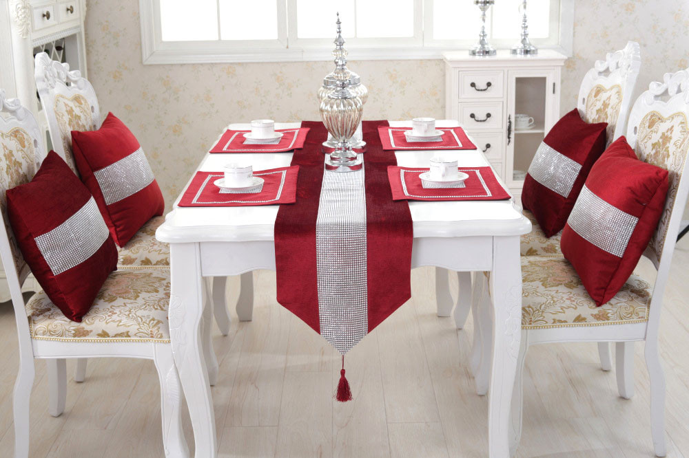 Romantika Luxury Table Runner 2m Crystal Table Cloth Wedding Party ...