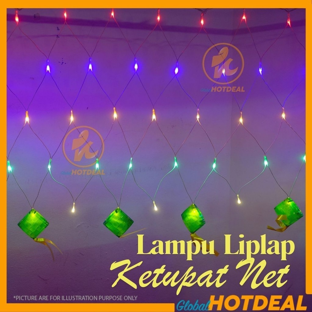 GRADIENT Ketupat Lampu Raya Liplap Lampu Raya Ketupat Eid Light Lampu ...