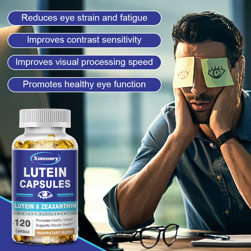 Lutein Supplement - With Zeaxanthin - Supports eye health, visual ...
