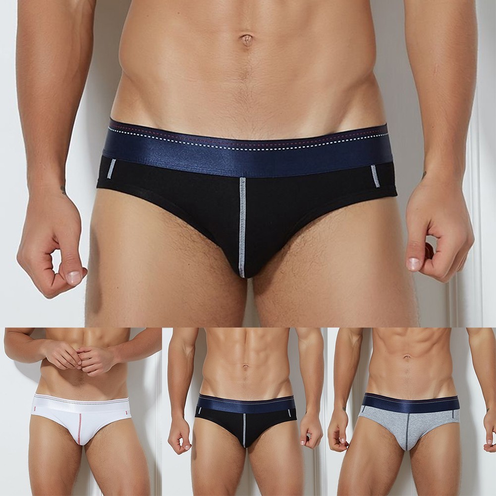 [fstyle] Mens Sexy Lingerie Bikini Low Waist Bulge Pouch Briefs Underwear Underpants | Shopee ...