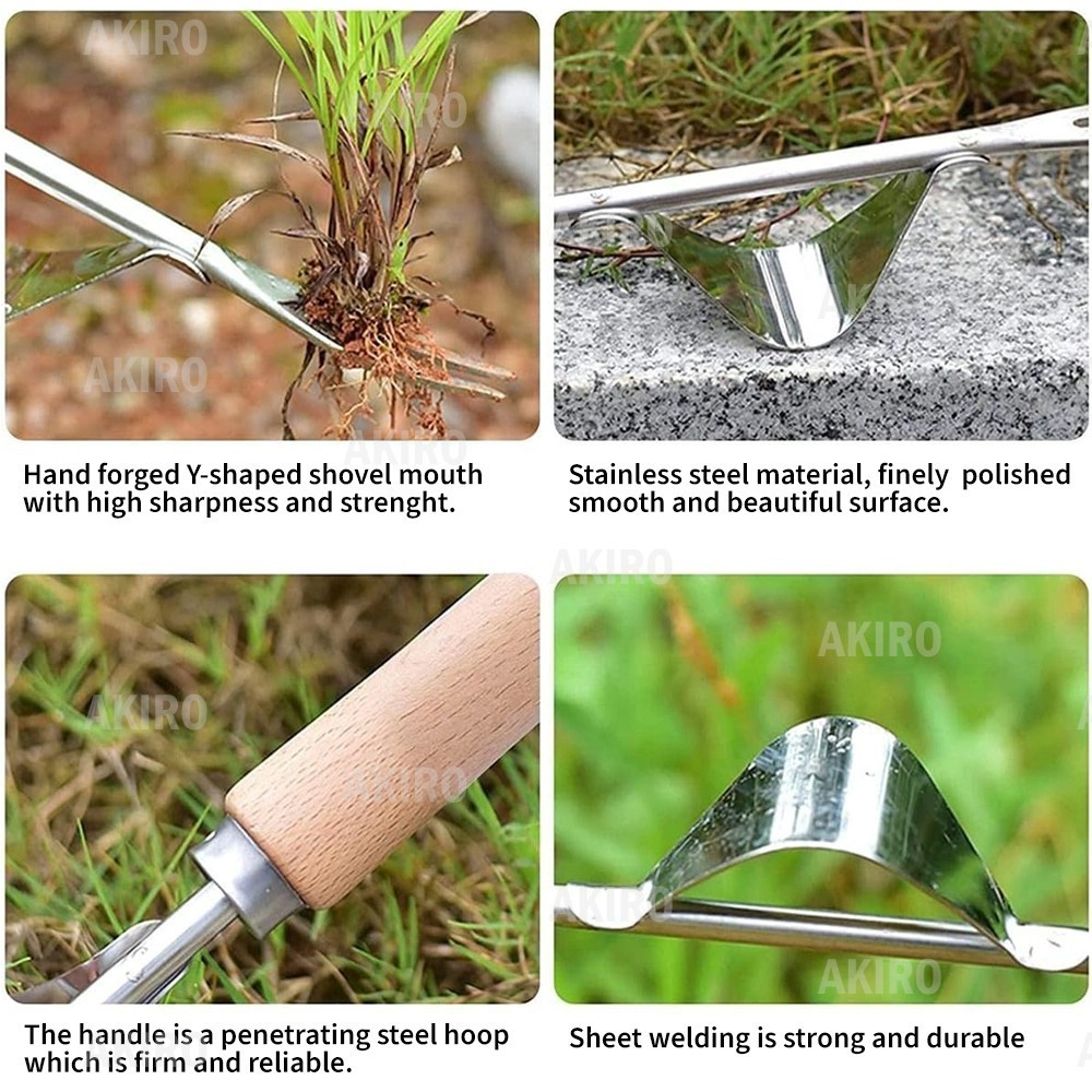 AKIRO Garden Hand Tool Grass Weeding Puller Weed Root Seedling ...