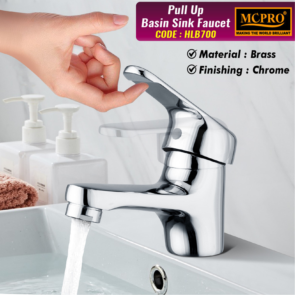 MCPRO Kitchen & Bathroom Faucet Quarter Turn Pillar MOON SHAPE BASIN ...