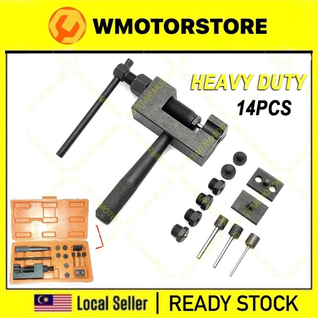 Chain Cutter Rivet Tool Set Riveting Breaker Atv Bike Motorcycle Cam ...