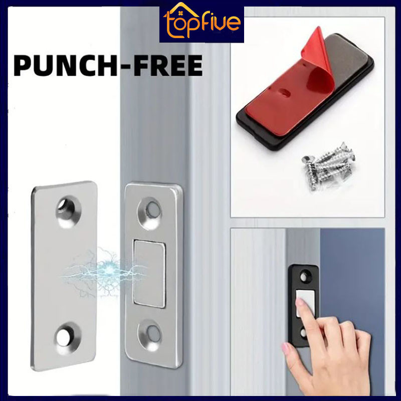 Mini Magnetic Hidden Closer Door Catch Stopper Kitchen Wardrobe ...
