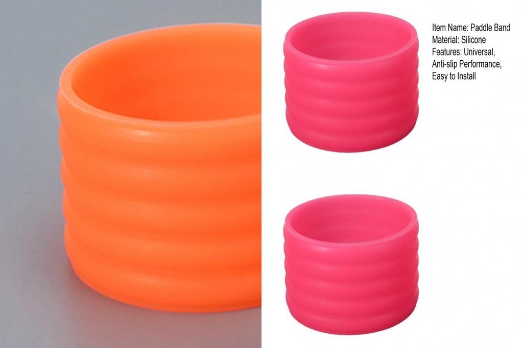 [Ma] Silicone Racket Band Anti-slip Paddle Band 2pcs Anti-slip ...