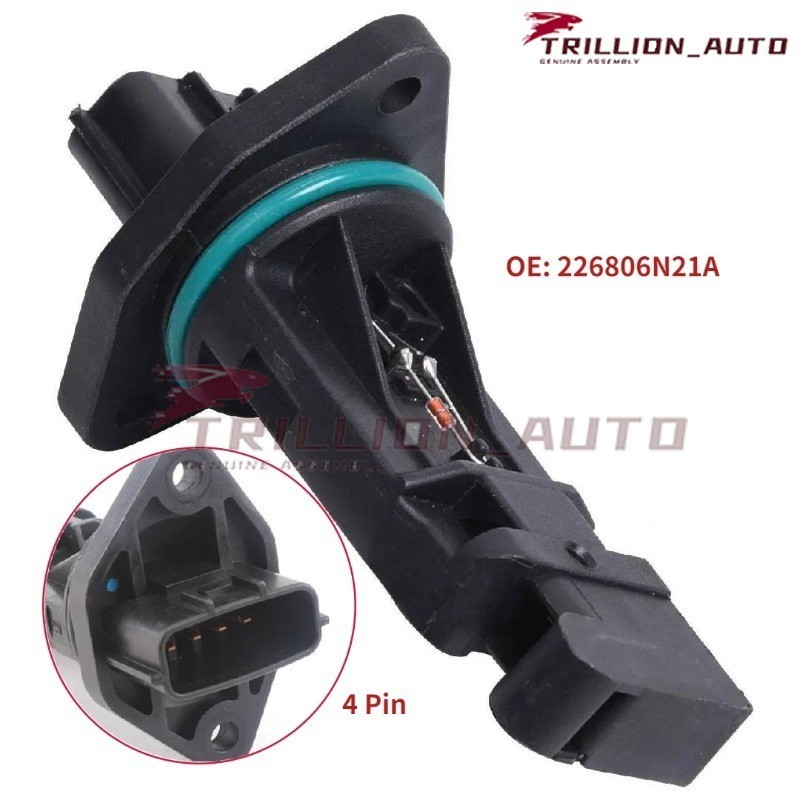 MAF MASS AIR FLOW SENSOR 4pin/5pin fit For NISSAN ALMERA PRIMERA ...
