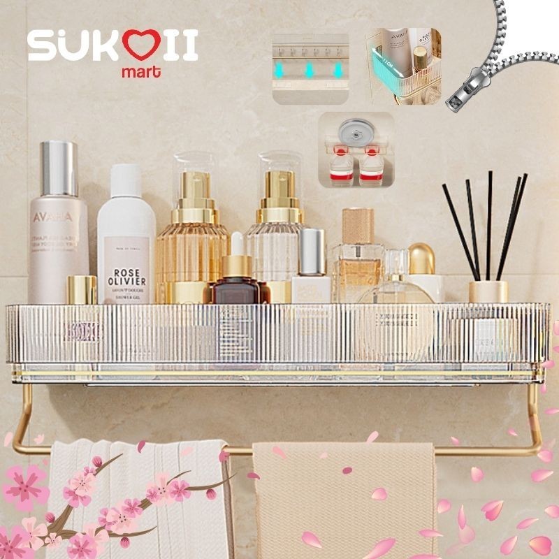 SKOI Light Luxury Punch Free Bathroom Toilet Washbasin Wall Mounted ...