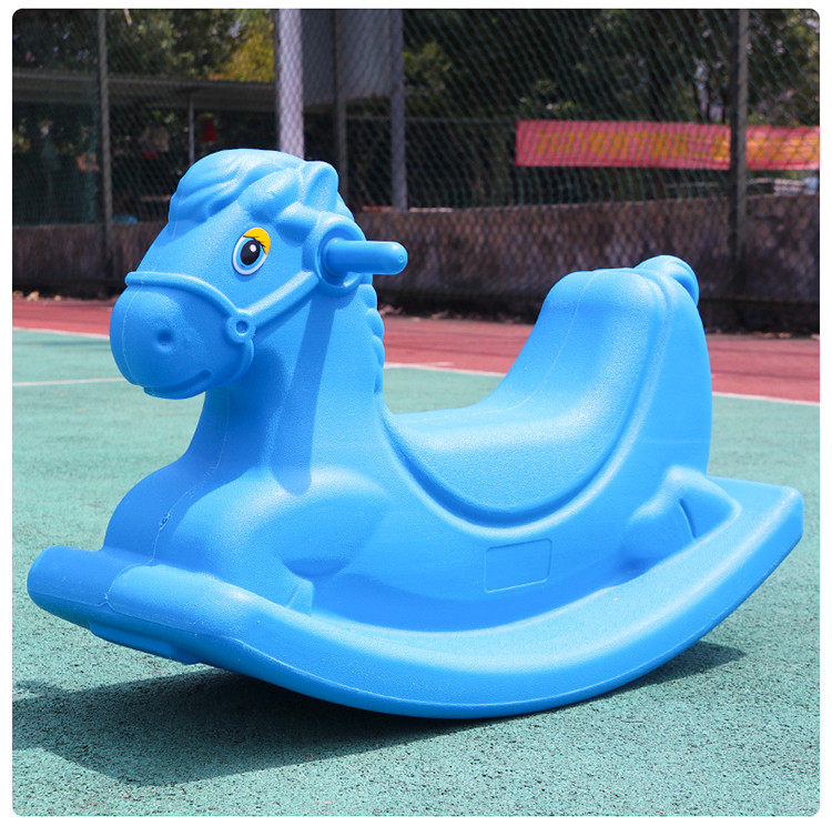 Cute Plastic Animals Rocking Horse Multi-Color Optional Kindergarten ...