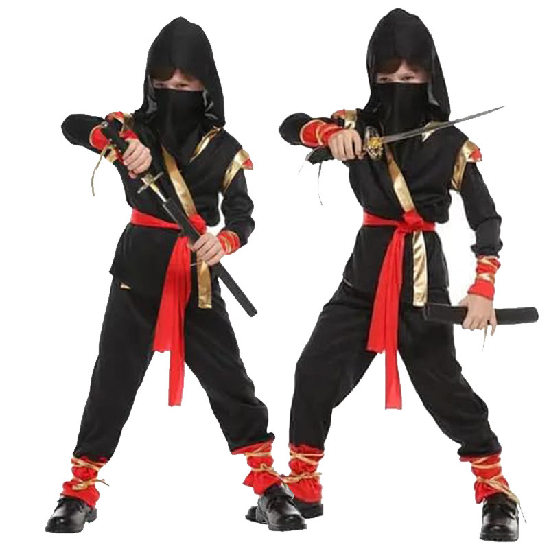 MYLITTLELASS Children Warrior Ninjas Ninja Assassin Suit Pretend Play ...