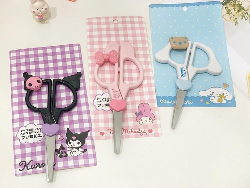 Cartoon Household Scissors Pochacco Kuromi Melody Handmade Diy Cutouts ...