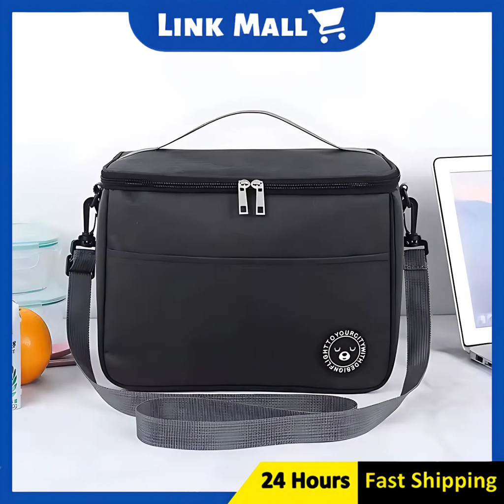 LINK Mall Insulated Thermal Lunch Bag Keep Food Warm Picnic Bag Cooler Bag Beg Bekal Bento Bag ...