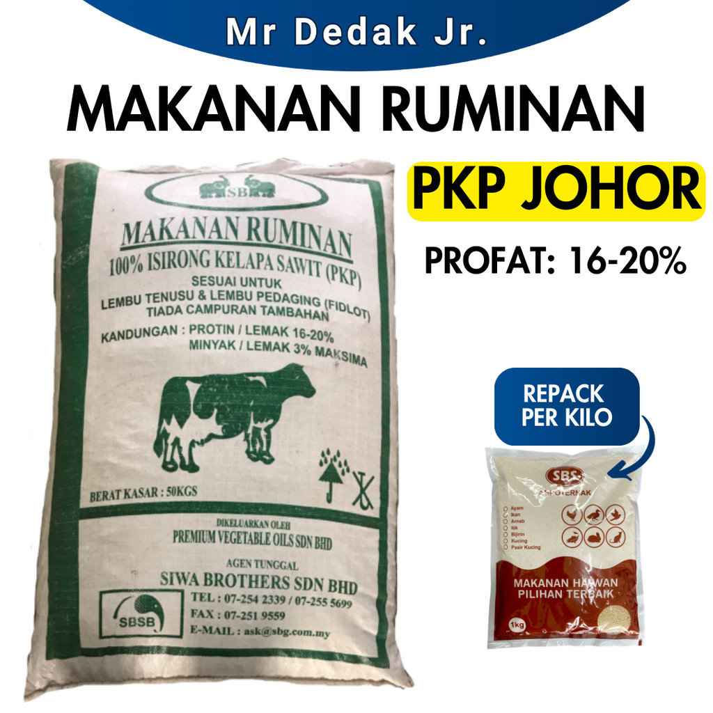 [1KG] [REPACK] PKP JOHOR SIWA BROTHERS | MAKANAN RUMINAN | DEDAK LEMBU ...