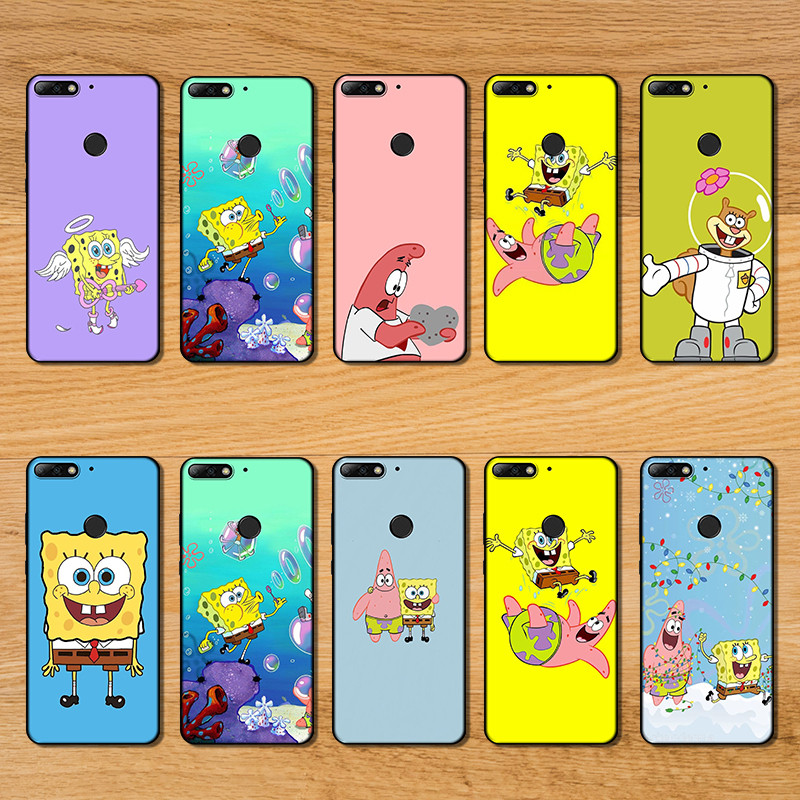 Casing Huawei Y6P Y7A Y8P Y9A Y5 Y6 Prime WA57 SpongeBob SquarePants ...