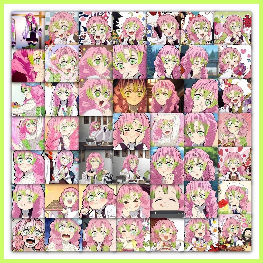 Stickers Demon Slayer (59 Sheets) Kanroji Mitsuri Kanroji Mitsuri ...