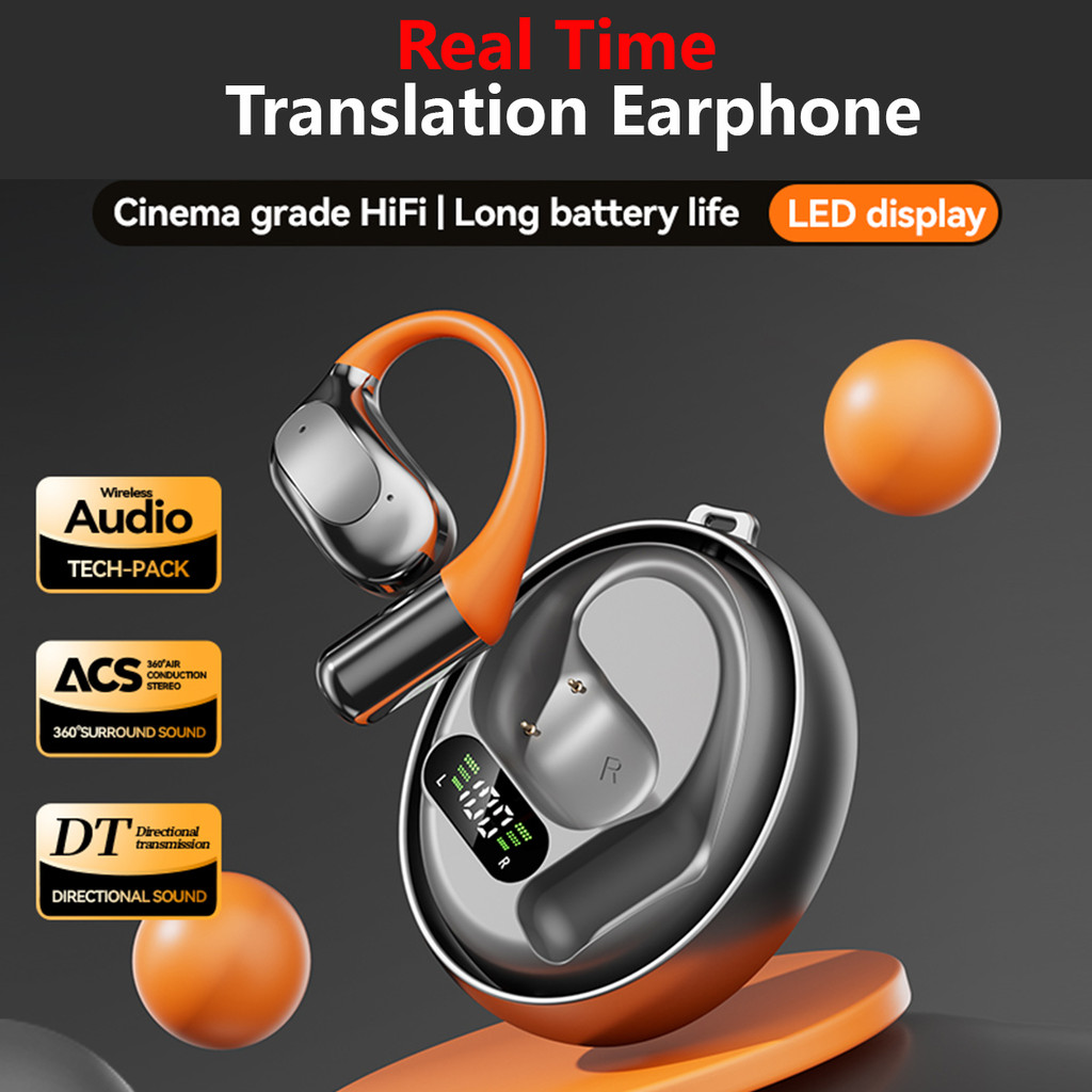 Translator 145 Languages Translation earphones AI Intelligent Voice ...