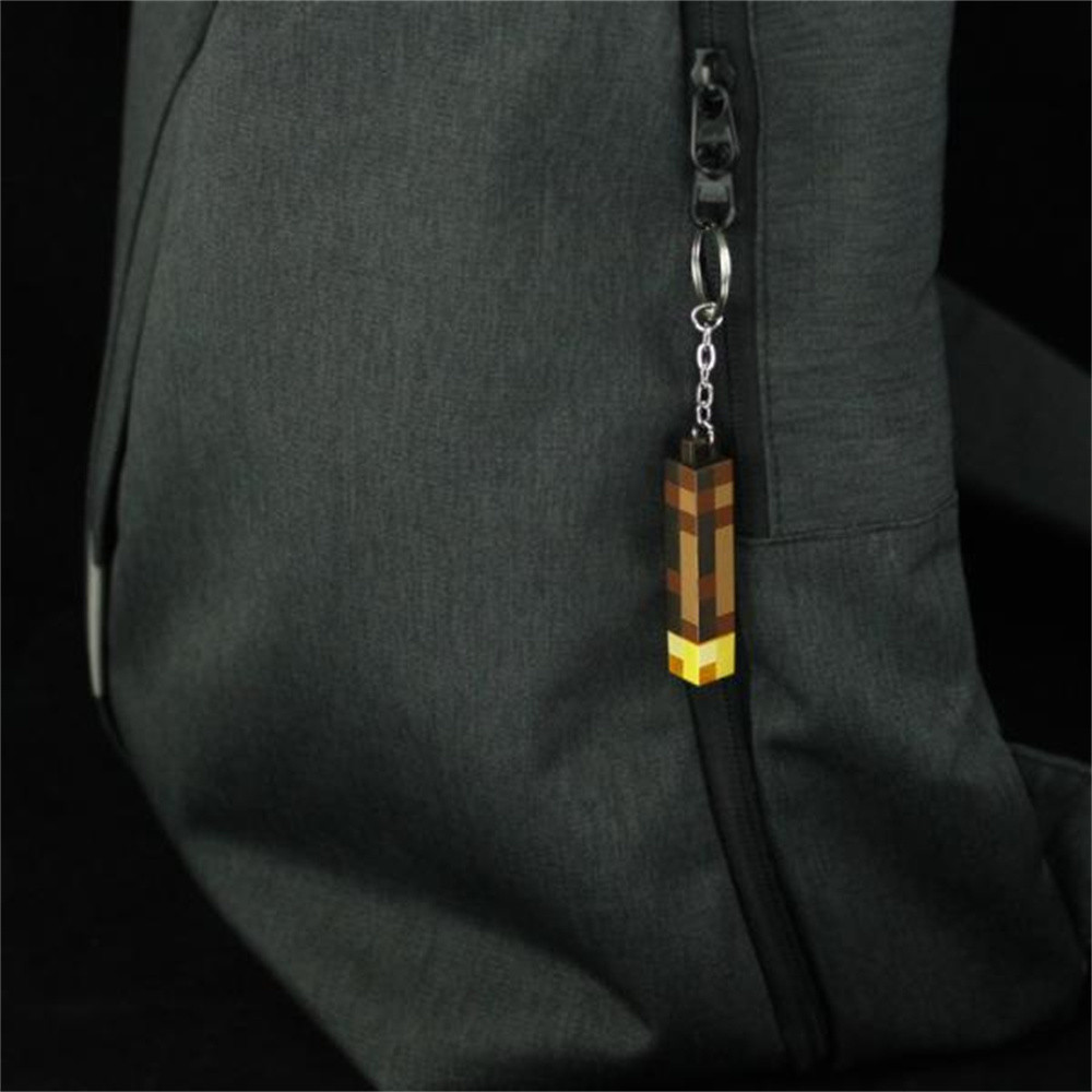 Minecraft Peripheral Decorations Mineral Torch Keychain Small ...