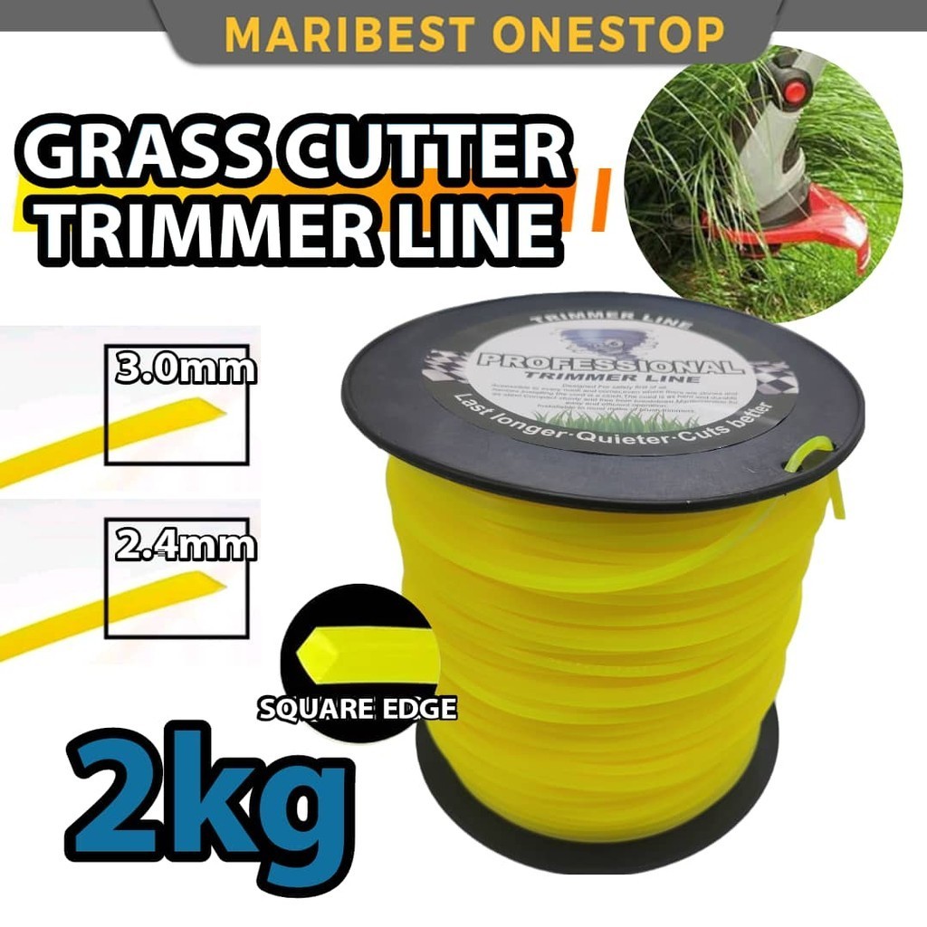 2.4mm/3.0mm 2kg Grass Trimmer Line Grass Cutter String Trimmer Blade ...
