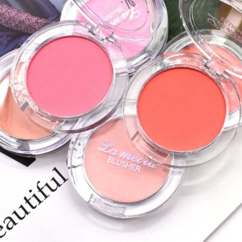 Natural Powder Blusher Dish Waterproof Facial Powder Blusher Facial ...