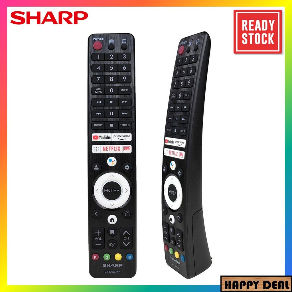 SHARP Android Smart TV Remote Control With Voice Function (GB326WJNA ...