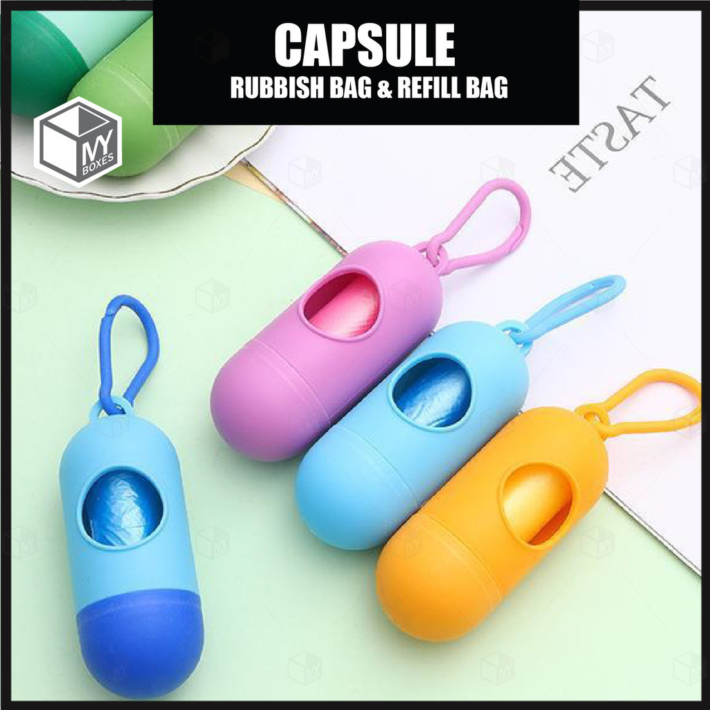 MYB Disposable Plastic Bag Portable Diaper Dispenser & Refill Baby ...