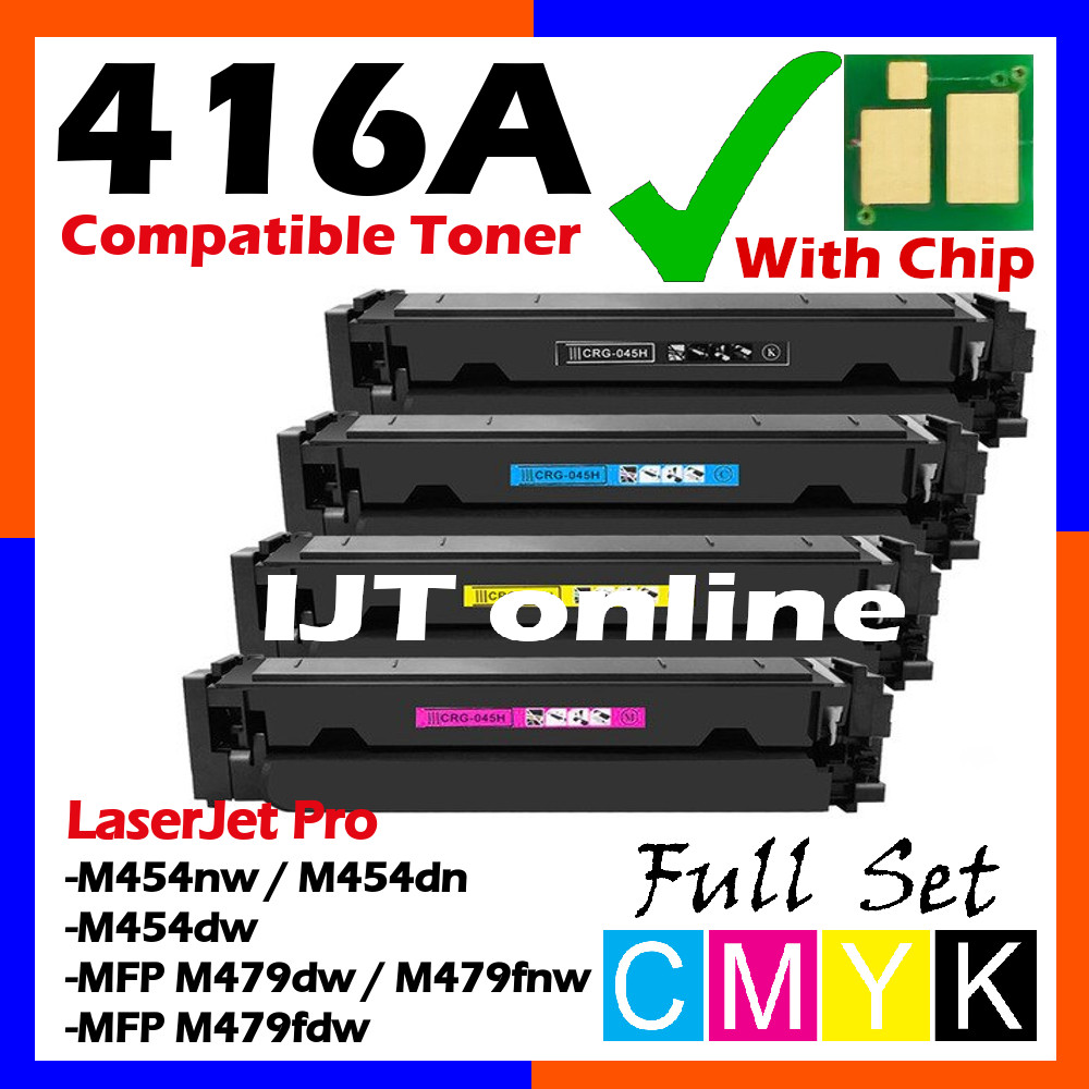 Full Set Compatible Laser Toner 206A W2110A W2110X HP M282 M283 MFP ...