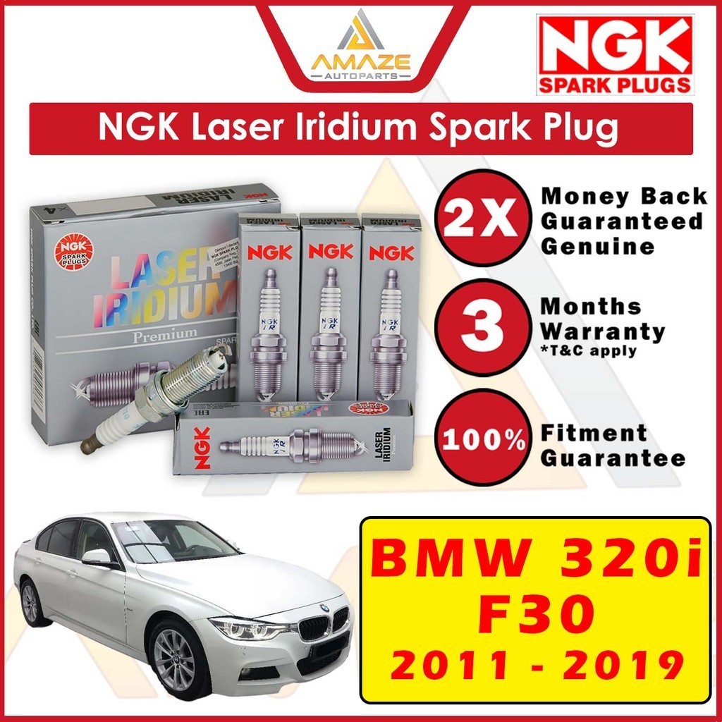 NGK Laser Iridium Spark Plug for BMW 320i 2.0 F30 (2011 - 2019) N20 ...