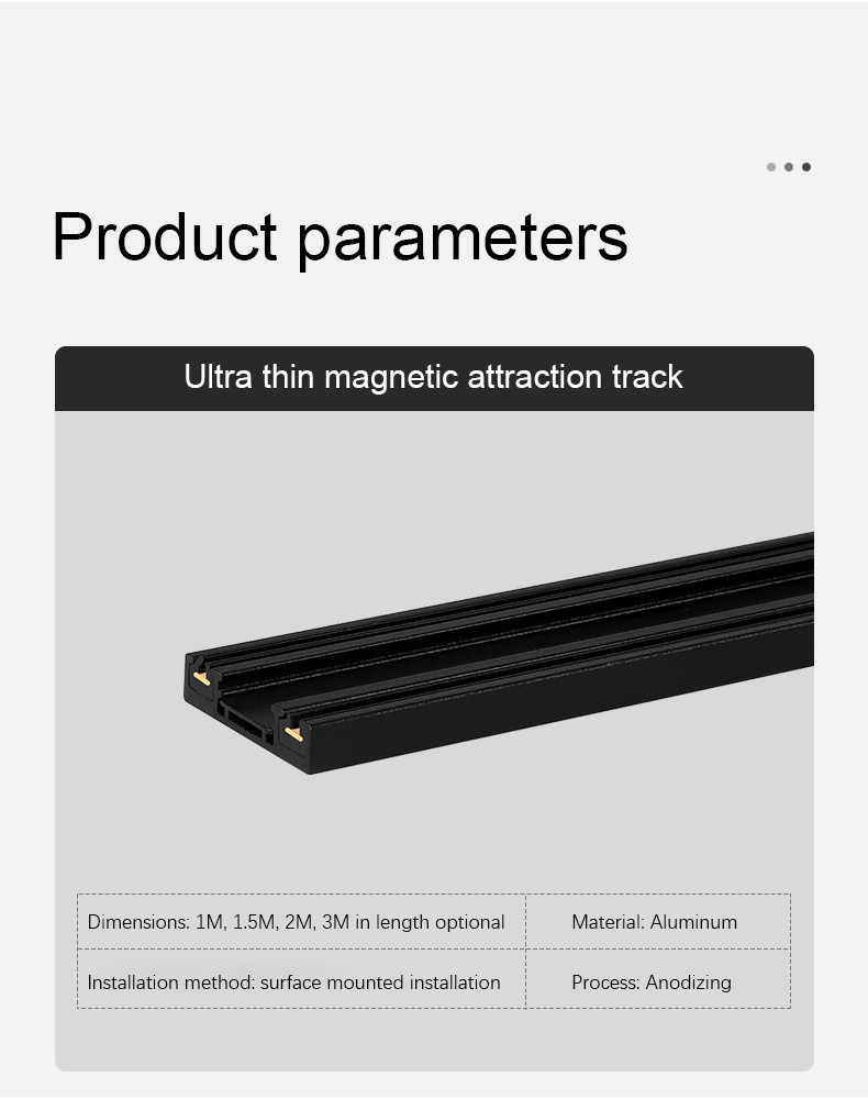 48v Magnet 6mm Ultra Thin Led Ceiling Lights Surface Mounted Magnetic ...